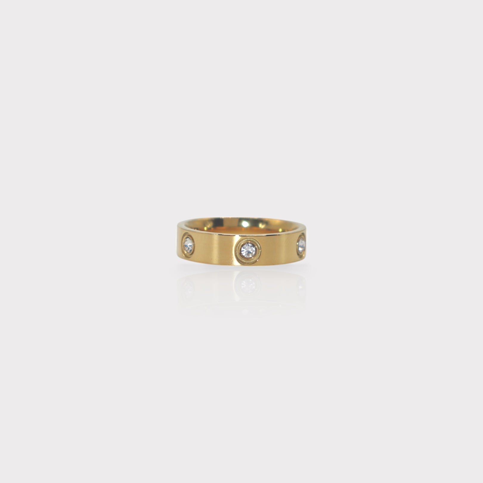Ruth Band Ring by Dinot. Tarnish-Resistant 18k Gold Plated – Dinot Curated